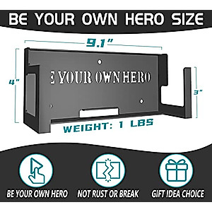 Wall Mount for Xbox One S All Metal Display Holder Hanger Organizer Vertical Hanging On Wall Shelf Bracket Safely Store Your Xbox One S on Wall Near or Behind TV Steel Bracket Accessories Stand Kit