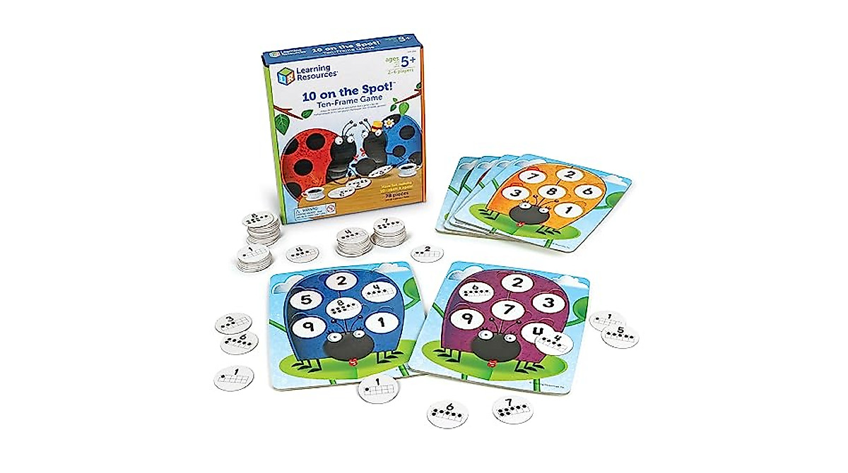 10 on the Spot Ten Frame Game - Fun Math for Kids