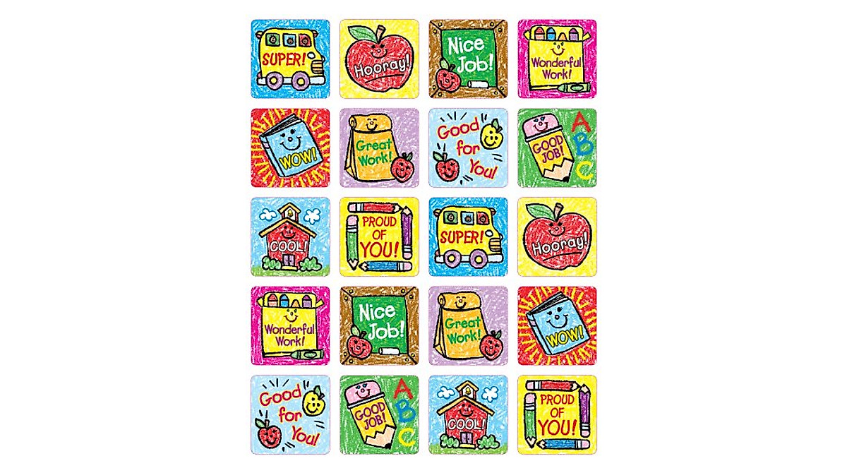 Carson Dellosa 120 School Days Stickers for Classroom Rewards