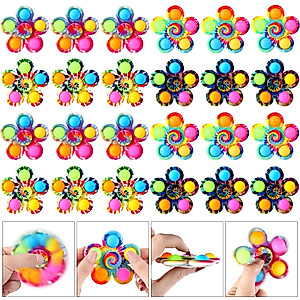 24 Pack Party Favors Fidget Spinners for Kids, Fidget Party Favor, Kids Return Gifts for Birthday Party Valentines Day Gifts Goodie Bags Stuffers for Kids Fidget Toys Classroom Rewards for Students