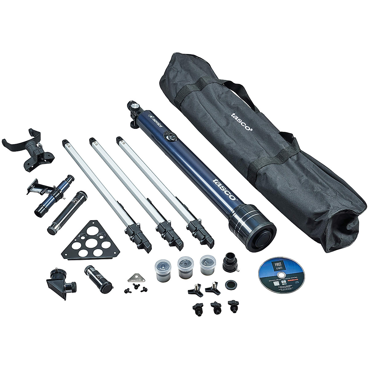 TASCO 30060402: Novice 60x700mm Telescope, Blue Refractor 402x Magnification, One Size