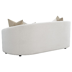 Coaster Home Furnishings Rainn Upholstered Tight Back Sofa Latte