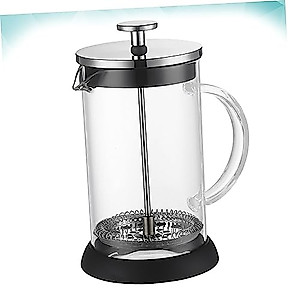 SHOWERORO 1pc Filter Teapot Manual Espresso Machines Manual Coffee Appliance Fashion Coffee Pot Stainless Tea Kettle Tea Strainer Coffee Maker Coffee Machine Heat Resistant Coffee Pot Black