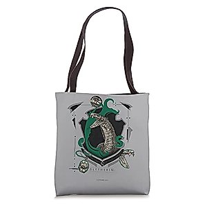 Harry Potter Slytherin Shield Realistic Serpent Tote Bag