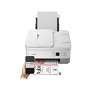 Canon PIXMA TR7020a All-in-One Wireless Color Inkjet Printer, with Duplex Printing, Mobile Printing, and Auto Document Feeder, White