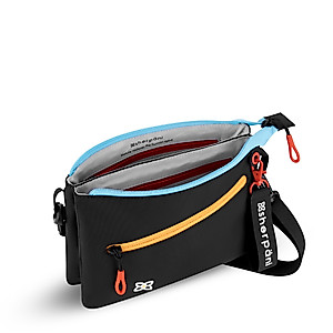 Sherpani Zoom, Small Crossbody Purse, Nylon Crossbody Bag, Lightweight Cross Body Bag, Sleek Dual Pouch, Purses for Women, RFID Protection (Chromatic)