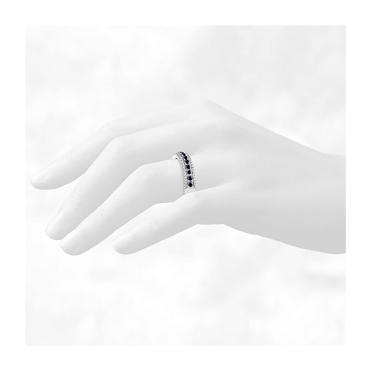 pink rings for women jewelry for kids bestie birthday gifts for women mom gifts from daughters Anniversary dress matching Ring Natural Black Onyx Ring 925 Sterling-Silver Ring Size: 8