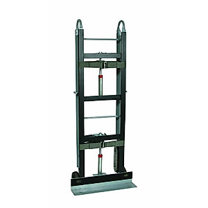 Wesco 272411 Aluminum Economical Appliance and Vending Truck with Auto Rewind Dual Ratchet, Moldon Rubber Wheels, 550-lb. Load Capacity, 61" Height, 12" Length x 24" Width