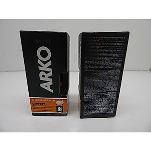 Arko Men After Shave Cream Comfort, Pack of 2, 1.7oz x 2
