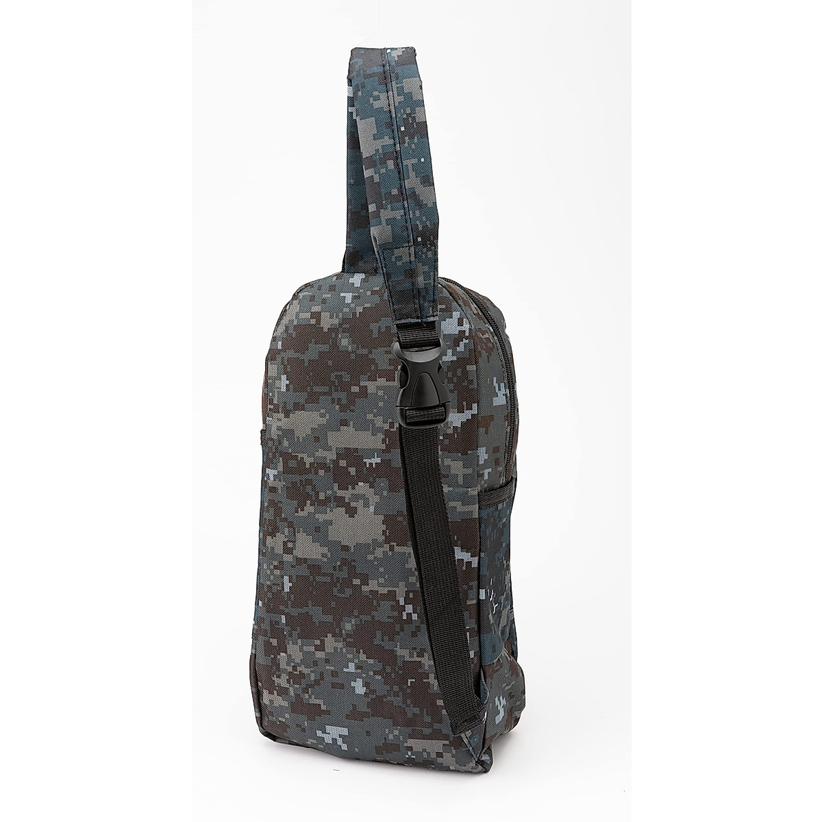 EDGE SPORTS Unisex Crossbody Sling Bag Day Bag for the Gym, Hiking, Running, Training, and Travel (Green Camo)