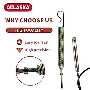 GELASKA 2 Pack 06900438 Control Cable Replaces Ariens 06900438 for Ariens Compact 22, Compact 24, SNO-Tek 24, SNO-Tek 28, SNO-Tek 24, Compact 24, AMP 24 Snowblowers