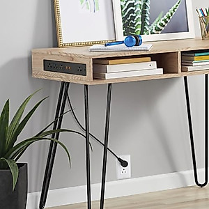 Type-C Recessed Power Socket, 20W PD Fast Charging USB-C QC3.0 3A USB-A Power Strip, Plug in 4 Outlets & 2 USB-A Ports &1 USB-C Port,Connect Flat Plug 6.5ft Extension Cord Black