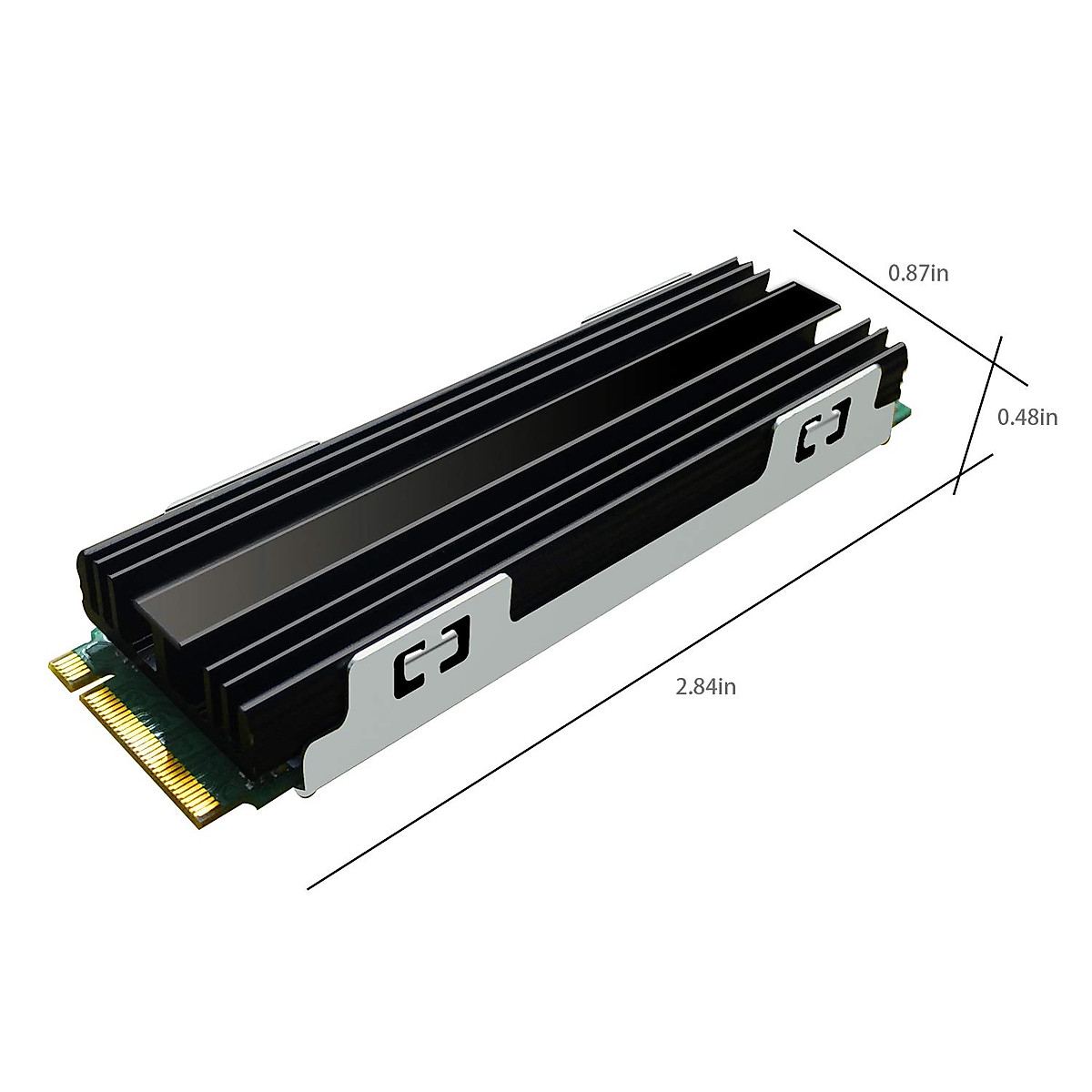 M.2 2280 SSD heatsink, High Performance SSD Cooler，PS5 Heat Sink