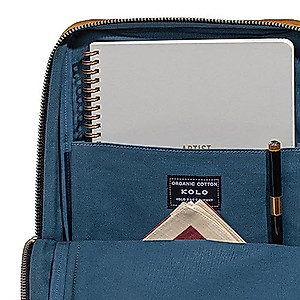 Kolo Derby Shoulder Sling Bag, Cross-Body Shoulder Strap, Organic Waxed Cotton Canvas, Ochre