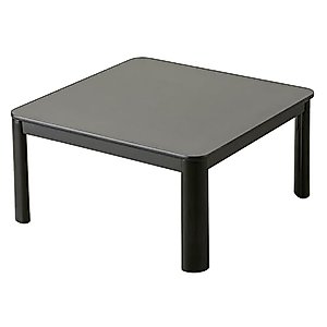 KEN JAPAN KB-75US(BK) Kotatsu Heater Table with 120V Electric Heater Low-Lying Dining and Work Desk Square W29.5xD29.5xH15inches Table top Surface Reversible Gray Brown Color Home and Living
