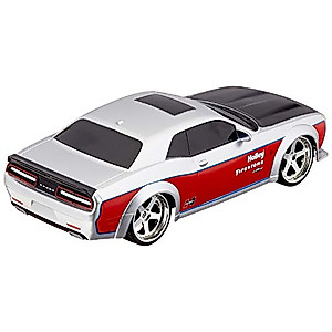 Jada Toys Bigtime Muscle 1:16 2019 Dodge Challenger SRT Hellcat RC Remote Control Car 2.4 GHz Silver, Toys for Kids and Adults