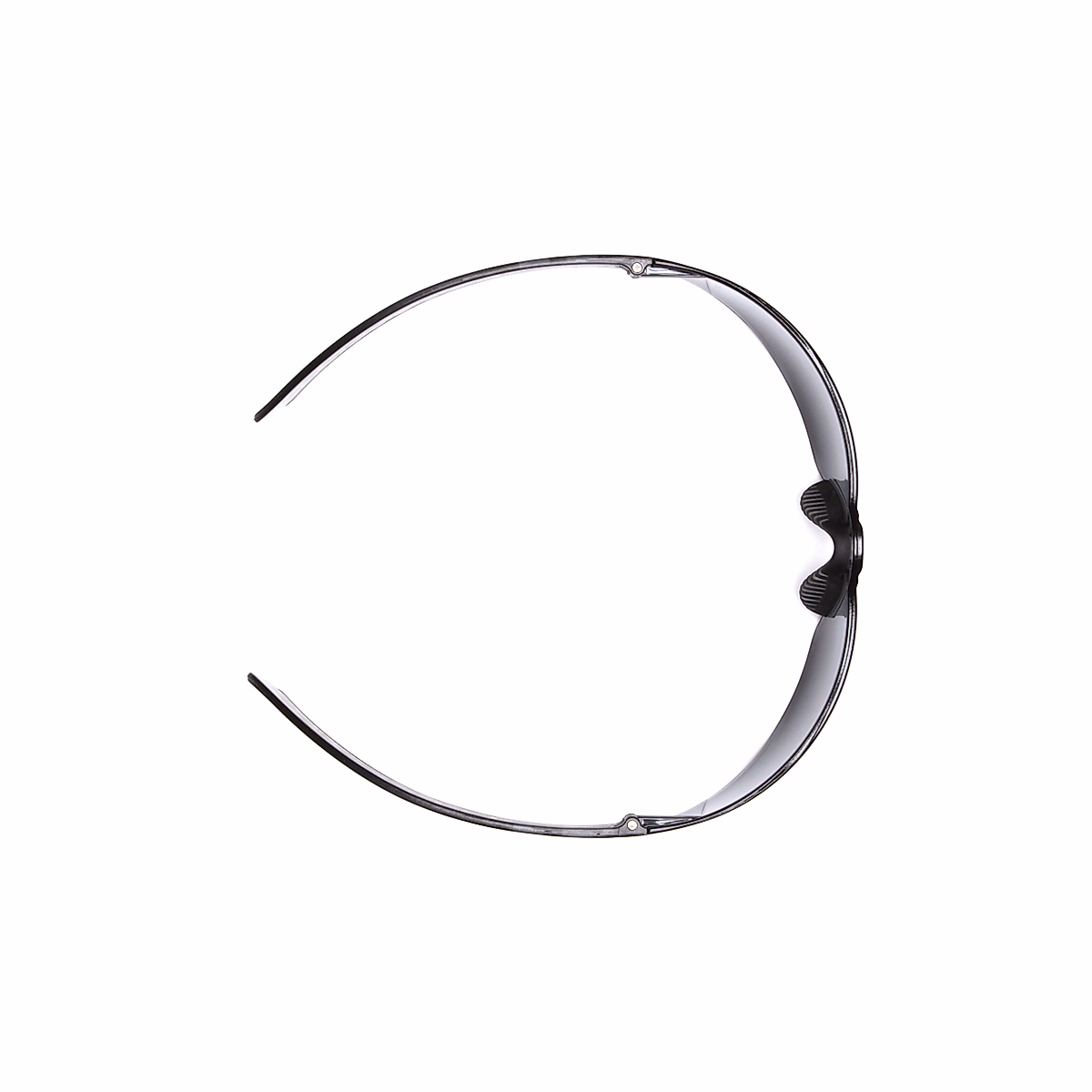 Pyramex Cortez Safety Eyewear, Clear Lens With Black Temples