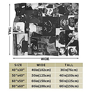 GingerDHallberg Throw Blanket Louis Singer Tomlinson Lightweight Flannel Blanket Air Conditioning Blankets for All Season 40"x30"