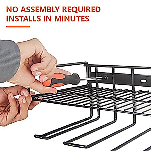 Butizone Power Tool Organizer, Wall Mounted Drill Storage Rack for Handheld & Power Tools, Heavy Duty Compact Steel Power Tool Holder, Perfect for Garage, Home, Workshop, Shed