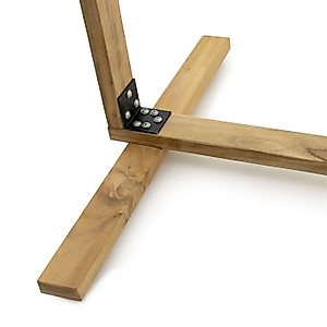 Set of 7 Chakra Tuned Healing Chimes with Framed Wood Stand - Includes 7 Chimes, Stand, & Mallet/Great for Sound Therapy & Chakra Balancing