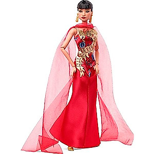 Barbie Doll, Anna May Wong for Barbie Inspiring Women Collector Series, Barbie Signature, Red Gown