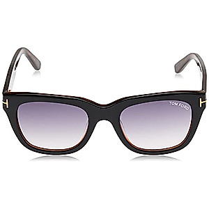 Tom Ford SNOWDON FT0237 05B Black/Other Sunglasses Grey Gradient 52mm Lens