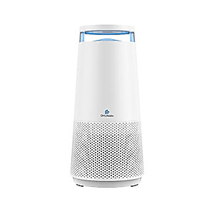 DH Lifelabs | Sciaire Mini + HEPA Air Purifier | Ions Actively Clean & Deodorize Air | Eliminates 99.9% of Bacteria & Viruses | H13 HEPA Purifier Filter for Allergies Pets | Bedroom Home | White
