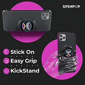 Disney Slim Grip Phone Grip Kickstand Accessory - 0.18 Inches Thin Wireless Charger Compatible, Back Bone for iPhone,iPad,iPod,Samsung (Star Command)