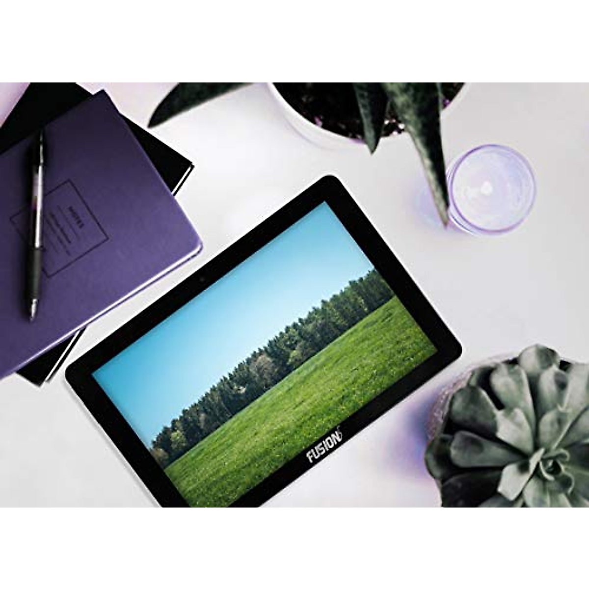 Fusion5 10.1" 2in1 Google Certified Android Laptop Tablet PC - (Powerful Processor, Android 10 Q, 3GB RAM, 32GB Storage, Dual Cameras, HD IPS, Type C, Bluetooth Tablet PC with Docking Keyboard)