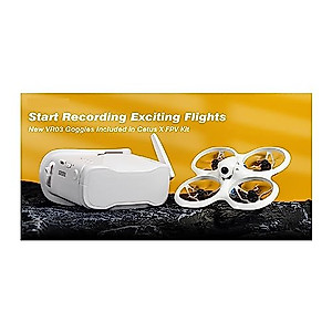 OZLIKA X Brushless FPV Drone BNF/RTF 3 Radio Transmitter VR03 FPV Goggles C04 FPV Camera Remote Control Quadcopter Toy (Color : DCetusX-2)
