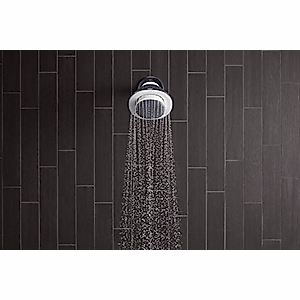 KOHLER Moxie Bluetooth Showerhead, Shower Speaker, Waterproof Speaker, Shower Radio, Rechargeable Speaker, Portable Speaker, 2.5 GPM, K-28238-NKE-CP, Polished Chrome