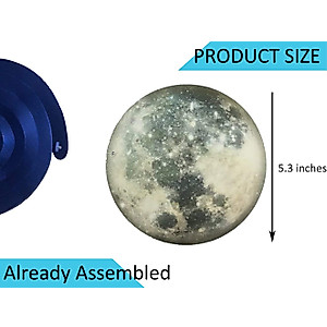 LINDOO 30Pcs Solar System Party Supplies - Outer Space Party Planet Hanging Swirl Decorations