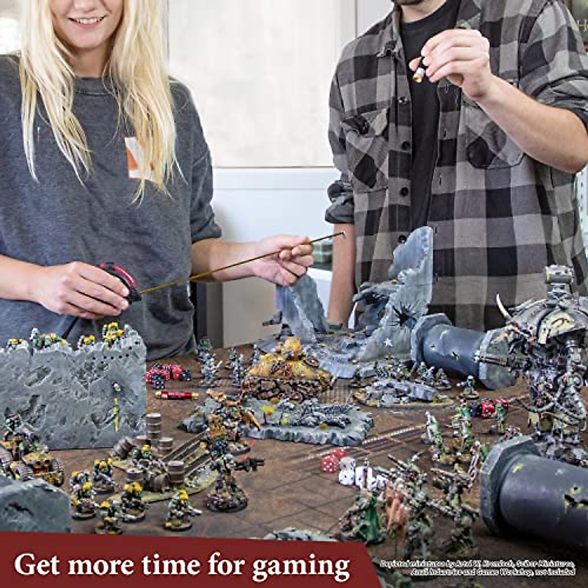 The Army Painter Speedpaint Mega Set 2.0+ - 50x18ml Speedpaint Set with 42 Colors, 3 Metallics, Medium, Mixing Balls, Brush, Guide