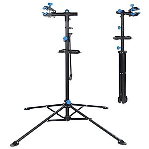 ZENY Adjustable Bike Repair Stand, Shop Home Bicycle Mechanic Maintenance Rack 66 lbs, Portable Quick Release Bicycle Maintenance Workstand