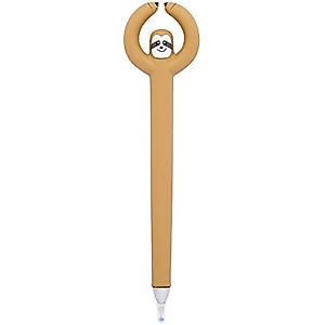 C.R. Gibson Sloth Novelty Ballpoint Pen, 6'' L