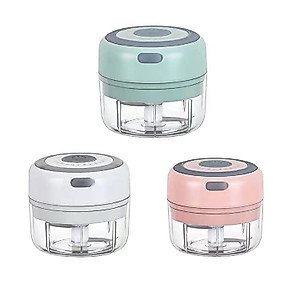 Electric Mini Food Chopper Small Food Processor with Spoon and Brush,Used for Onion Garlic Pepper Vegetable Meat Mincer/Grinder/Puree Food (pink)