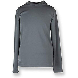 Obermeyer Vital Crew Top (Little Kids/Big Kids) Basalt Md (4/5 Little Kids) Grey