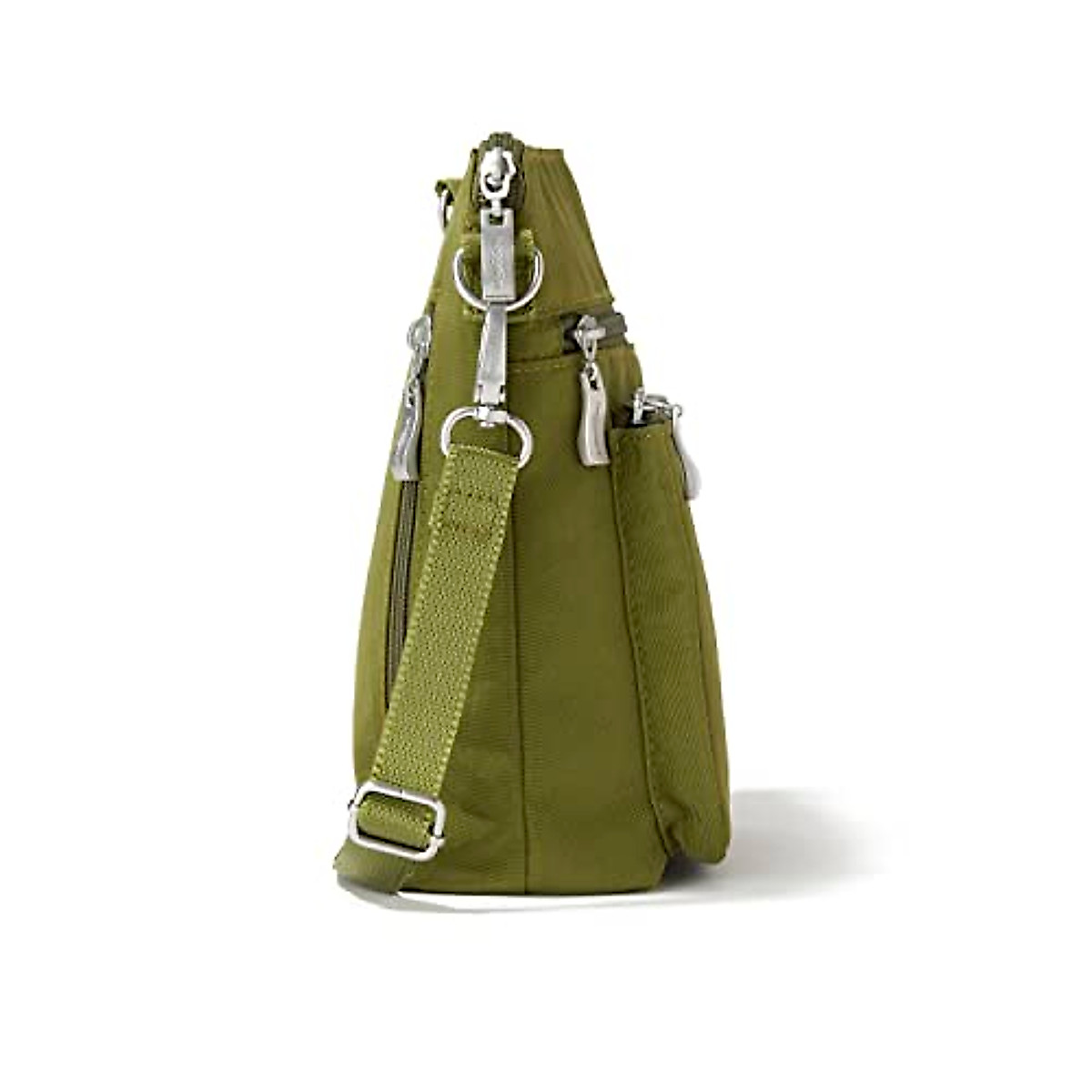 Baggallini Womens Modern Pocket Crossbody, Fatigue