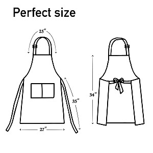 Grill Gifts for Men - Funny Apron for Men Grilling - Grill Apron for Dad, Husband, Boyfriend - Adjustable Bib Aprons Waterproof with Pockets - Black Apron Gift for Fathers Day, Birthday, Christmas