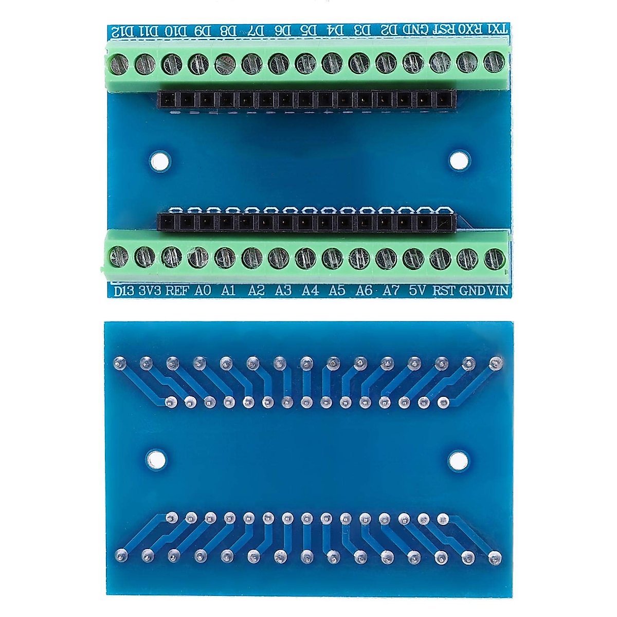 Fafeicy 1Pc IO Expansion Board, Terminal Adapter, V3.0 Compatible, USB, For Nano Controller, Personal Computer, Laptop
