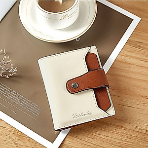 BOSTANTEN Women Handbag Genuine Leather Soft Designer Top Handle Purses Bundle with Women Leather Wallet RFID Blocking Small Bifold Wallet with ID Window