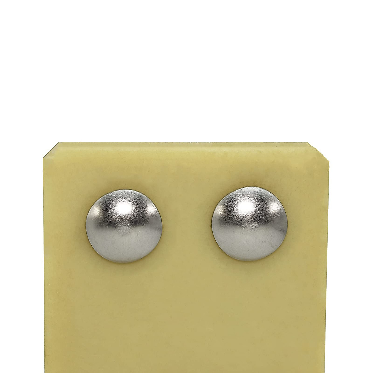 (10pc) Stainless Steel Carriage Bolt (3/8"-16 Coarse Thread x 2-1/4" Length) by SANTIE