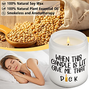 AWIZ Gifts for Husband, Boyfriend, Lavender Scented Candle - Valentine's Day Gifts for Women, Galentines Day Gifts, Thinking of You, Thoughtful Gifts, Funny Anniversary Birthday Gifts for Men, Him