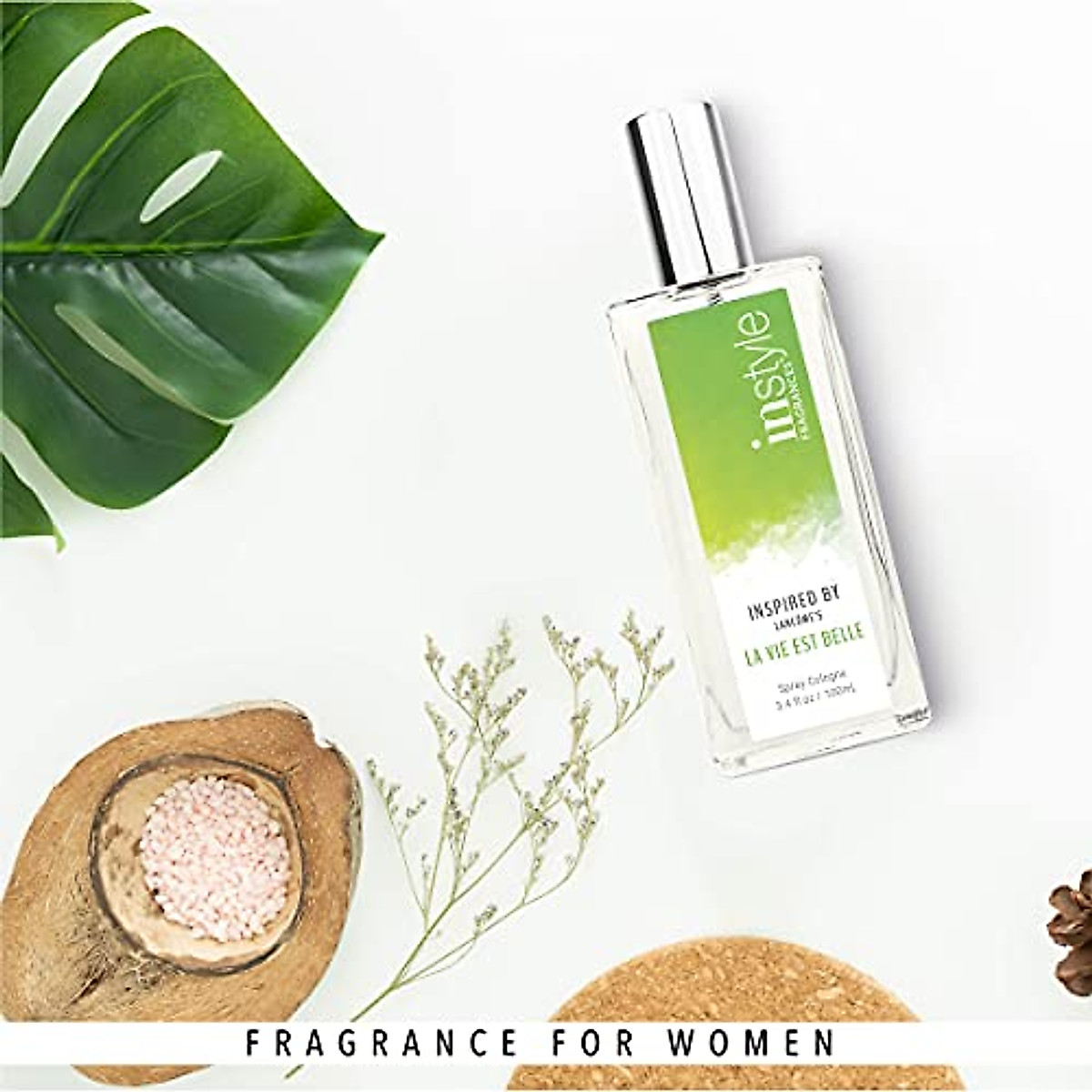 Instyle Fragrances | Inspired by Lancôme's La Vie Est Belle | Women’s Eau de Toilette | Vegan, Paraben Free, Phthalate Free | Never Tested on Animals | 3.4 Fluid Ounces