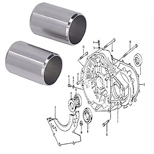 Dowel Pins, 2pcs Engine Cylinder Head Location Dowel Pin Set 9430114200 Replacement for Civic 1992‑2005 Legend 1991-2004