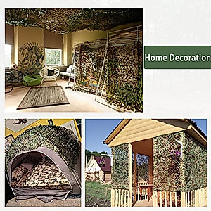 iunio Camo Netting, Camouflage Netting, with Mesh Backing, Military Nets, Army Sunshade Net, Lightweight, Durable, for Hunting, Duck Blind, Car Cover, Photograph, Party Decoration,Camping