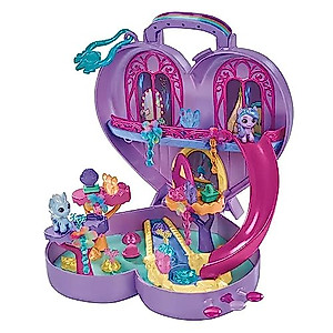 My Little Pony Mini World Magic Compact Creation Bridlewood Forest Toy, Buildable Playset with Izzy Moonbow for Kids Ages 5 and Up