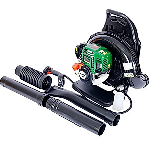 Backpack Gas Leaf Blower, Soplador de hojas,4-Stroke 37.7 cc Patio Engine Backpack Blower Powerful 580 CFM Commercial Blower for Backyard Lawn Garden (4-Stroke)