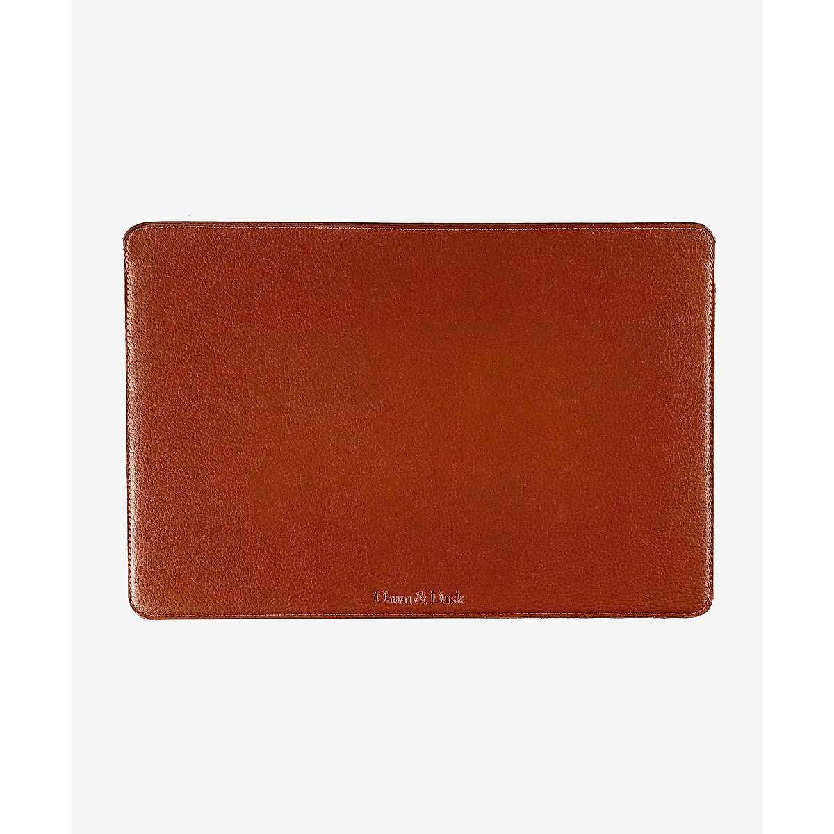 Dawn & Dusk 13 inch Laptop Sleeve Compatible with MacBook Pro & MacBook Air, PU Leather, Handmade, Slide-in Edition ©, Brown.