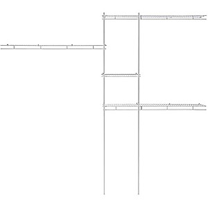 5 to 8-Ft. Shelf & Rod Closet Organizer Kit